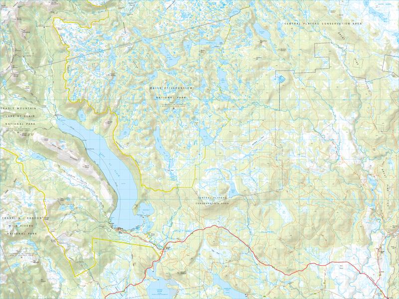 1:50 000 Topographic Maps – TASMAP