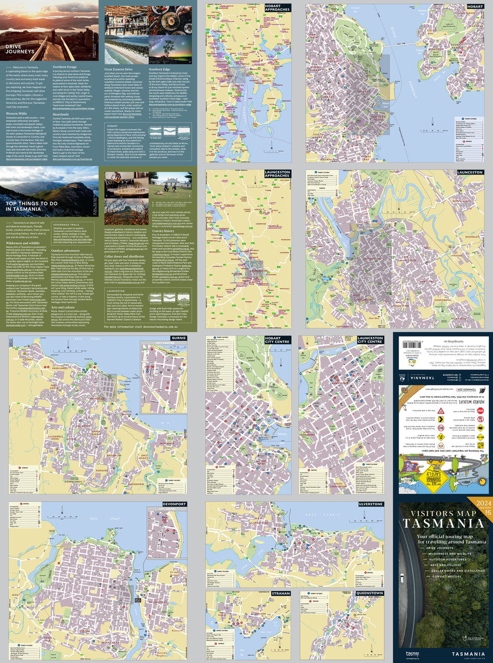 Visitors Map Tasmania – TASMAP