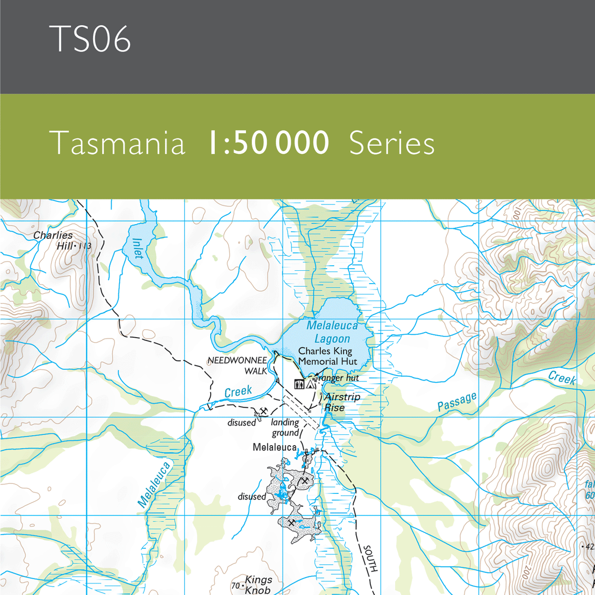 Bathurst 1:50000 Topographic Map – TASMAP