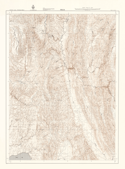 Olga 1963 - Historical Map – TASMAP