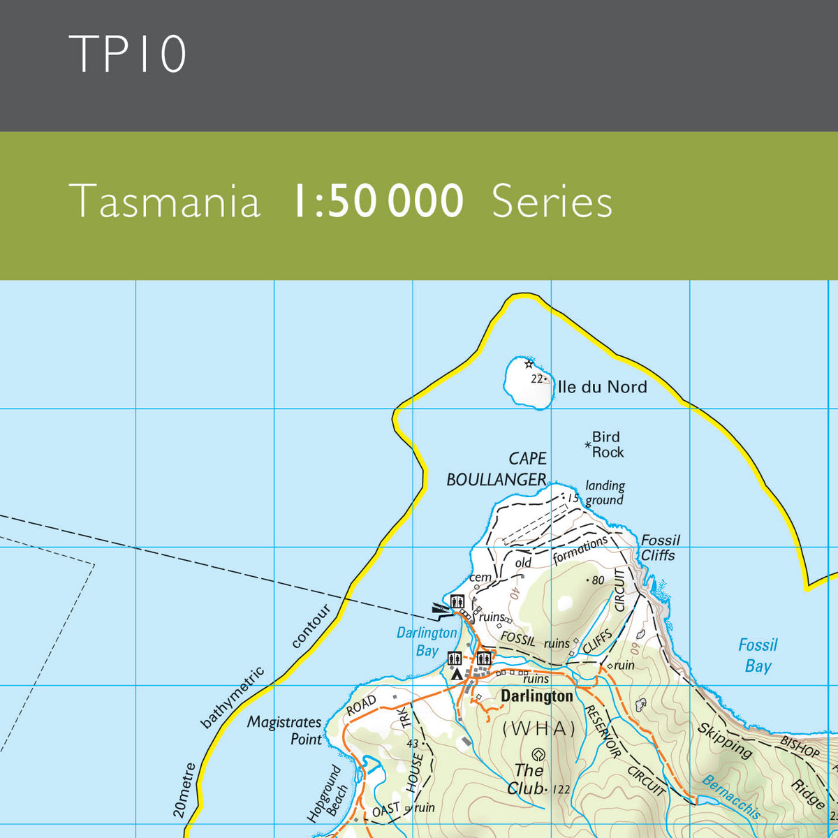 Maria 1:50000 Topographic Map – TASMAP